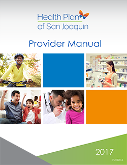 Provider Manual - Health Plan of San Joaquin