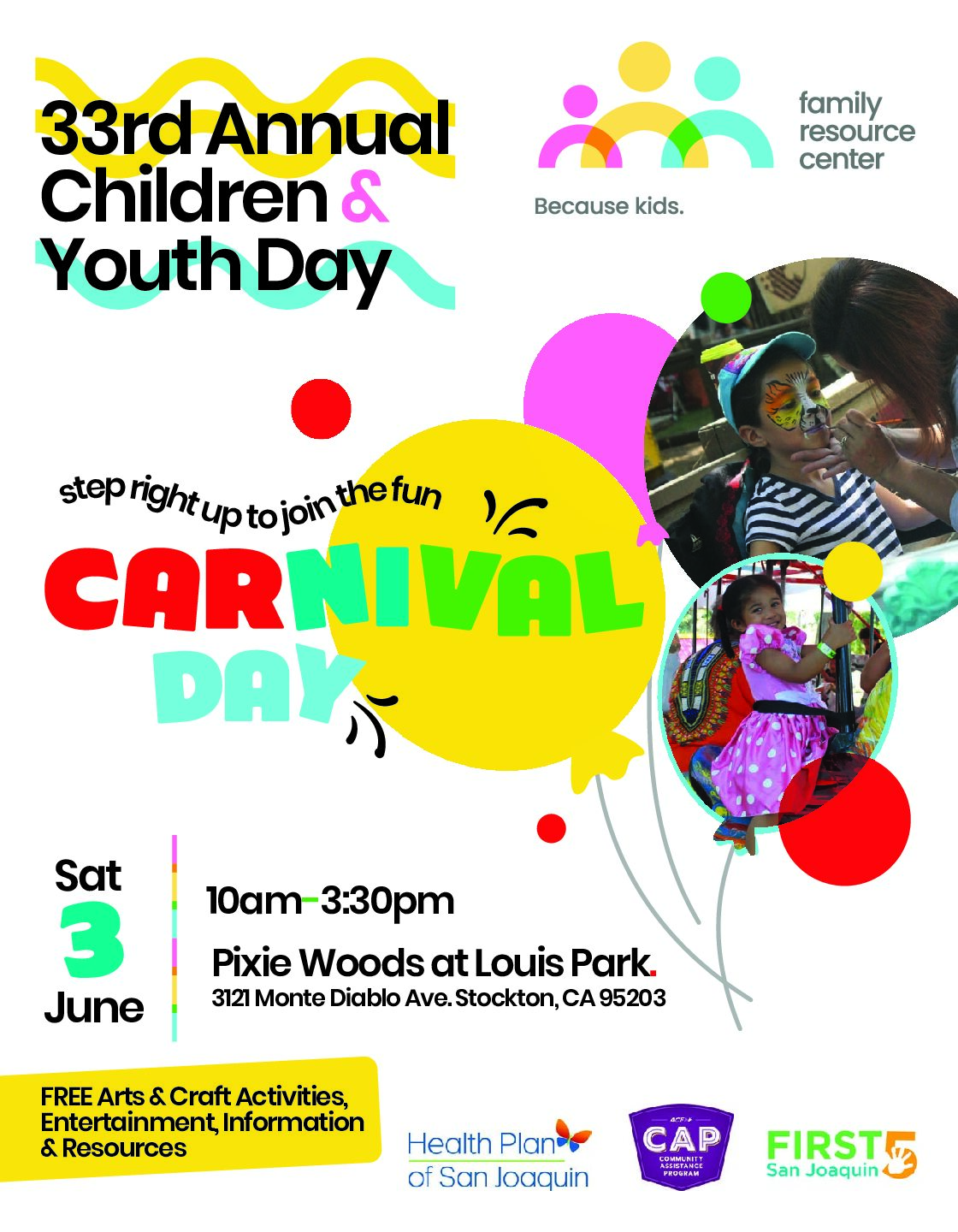 33RD ANNUAL CHILDREN & YOUTH DAY AT PIXIE WOODS - HPSJ/MVHP