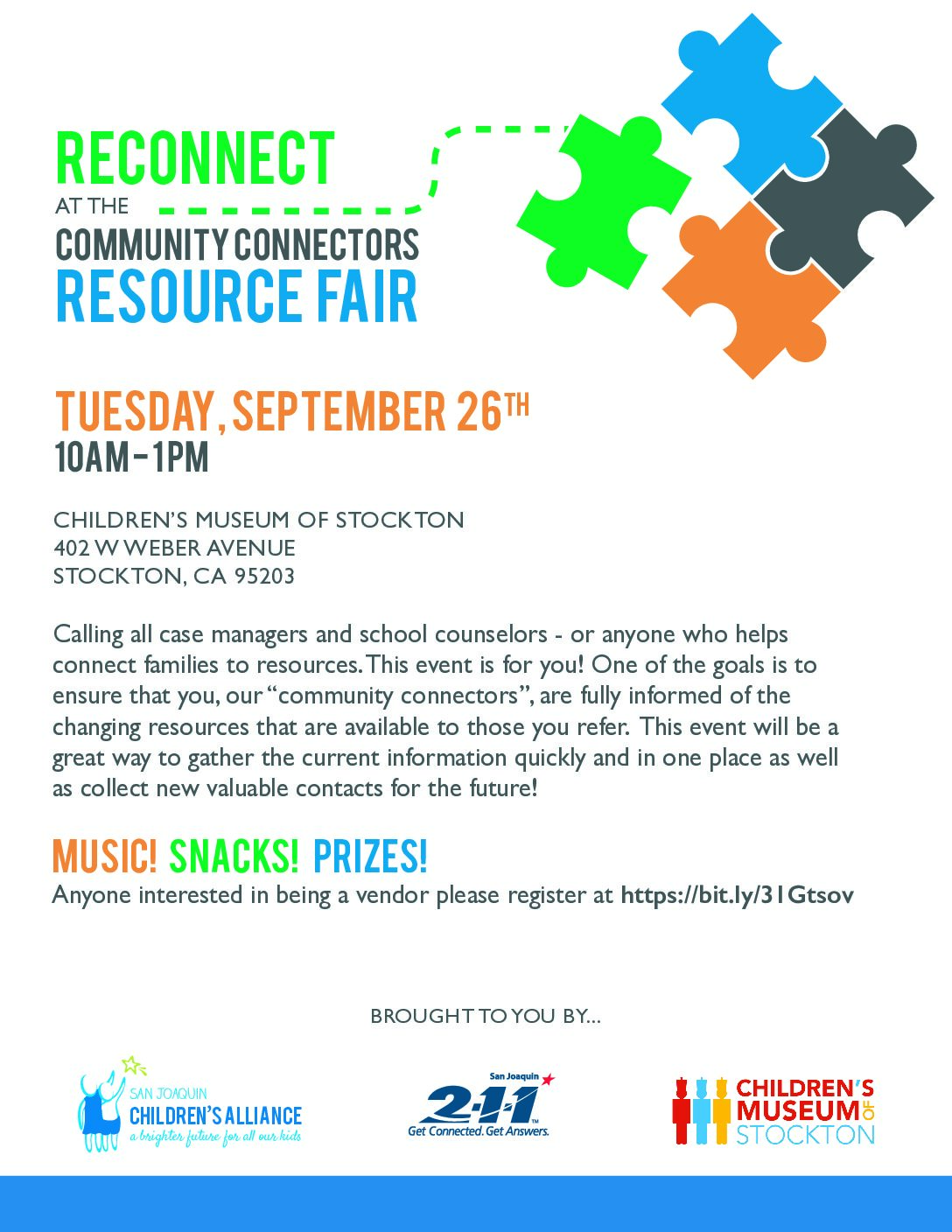 COMMUNITY CONNECTOR RESOURCE FAIR - HPSJ/MVHP