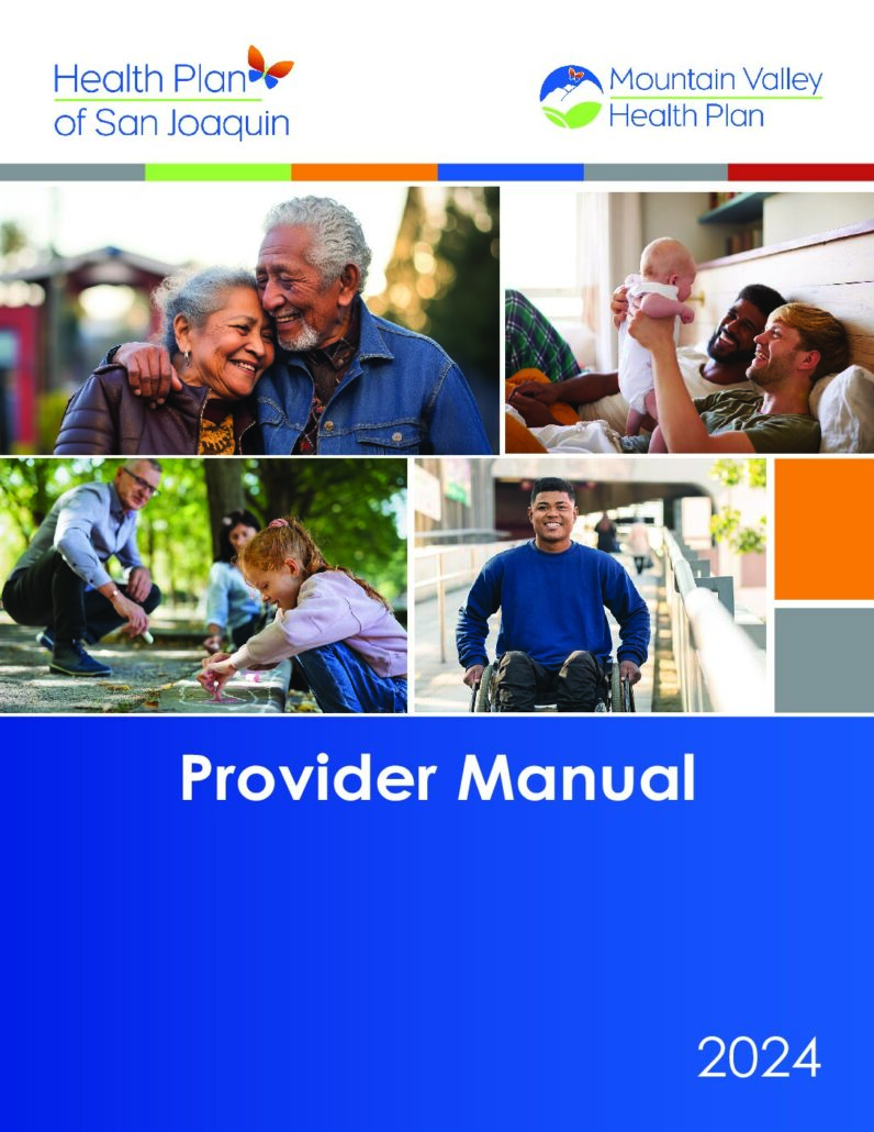 Provider Manual - Health Plan of San Joaquin