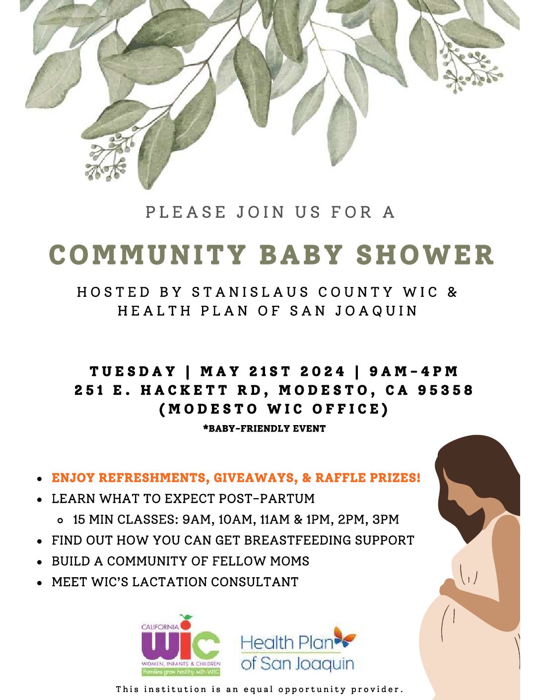 COMMUNITY BABY SHOWER - HPSJ/MVHP