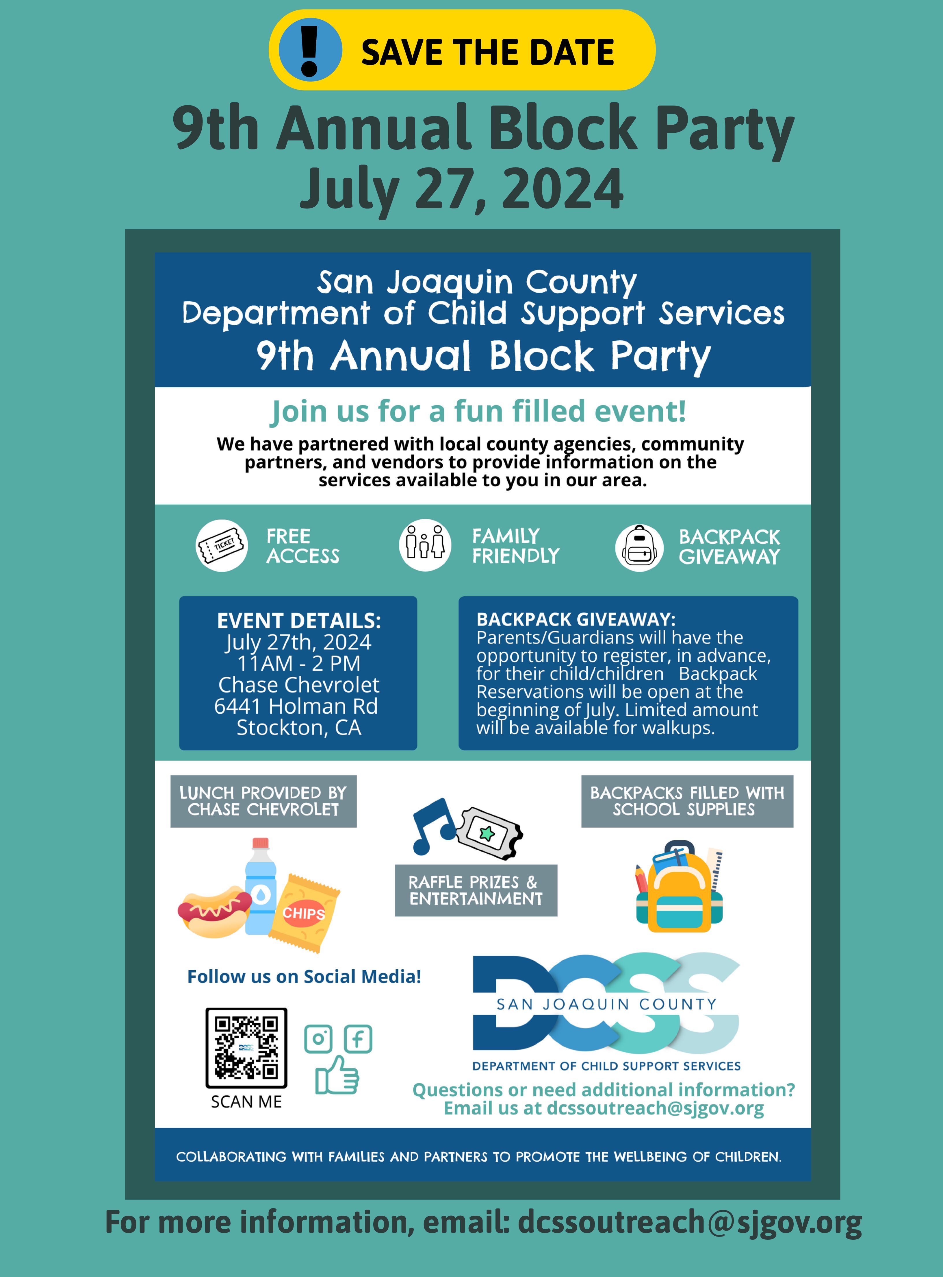 9TH ANNUAL BLOCK PARTY - HPSJ/MVHP