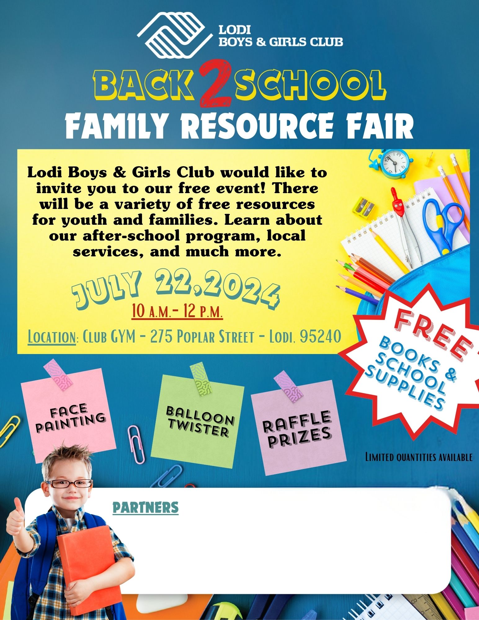 BACK 2 SCHOOL FAMILY RESOURCE FAIR - HPSJ/MVHP