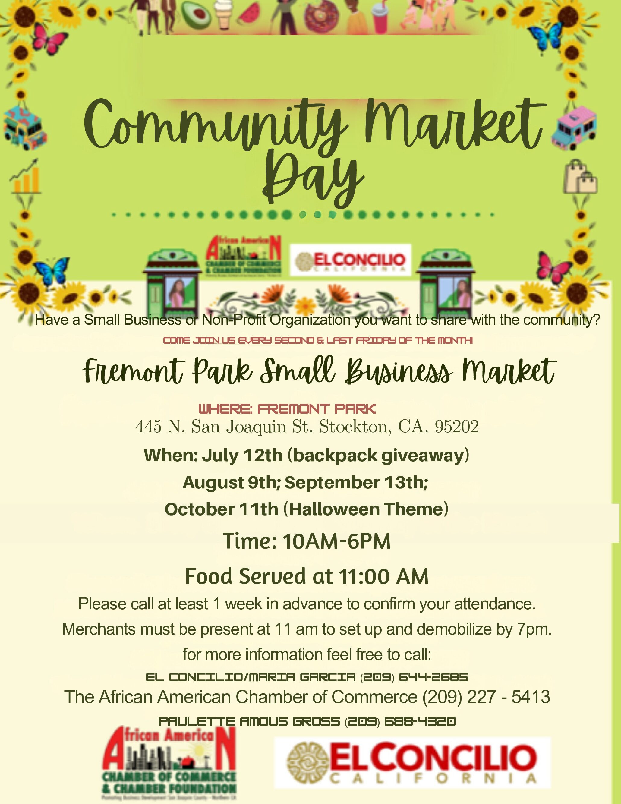 COMMUNITY MARKET DAY - HPSJ/MVHP