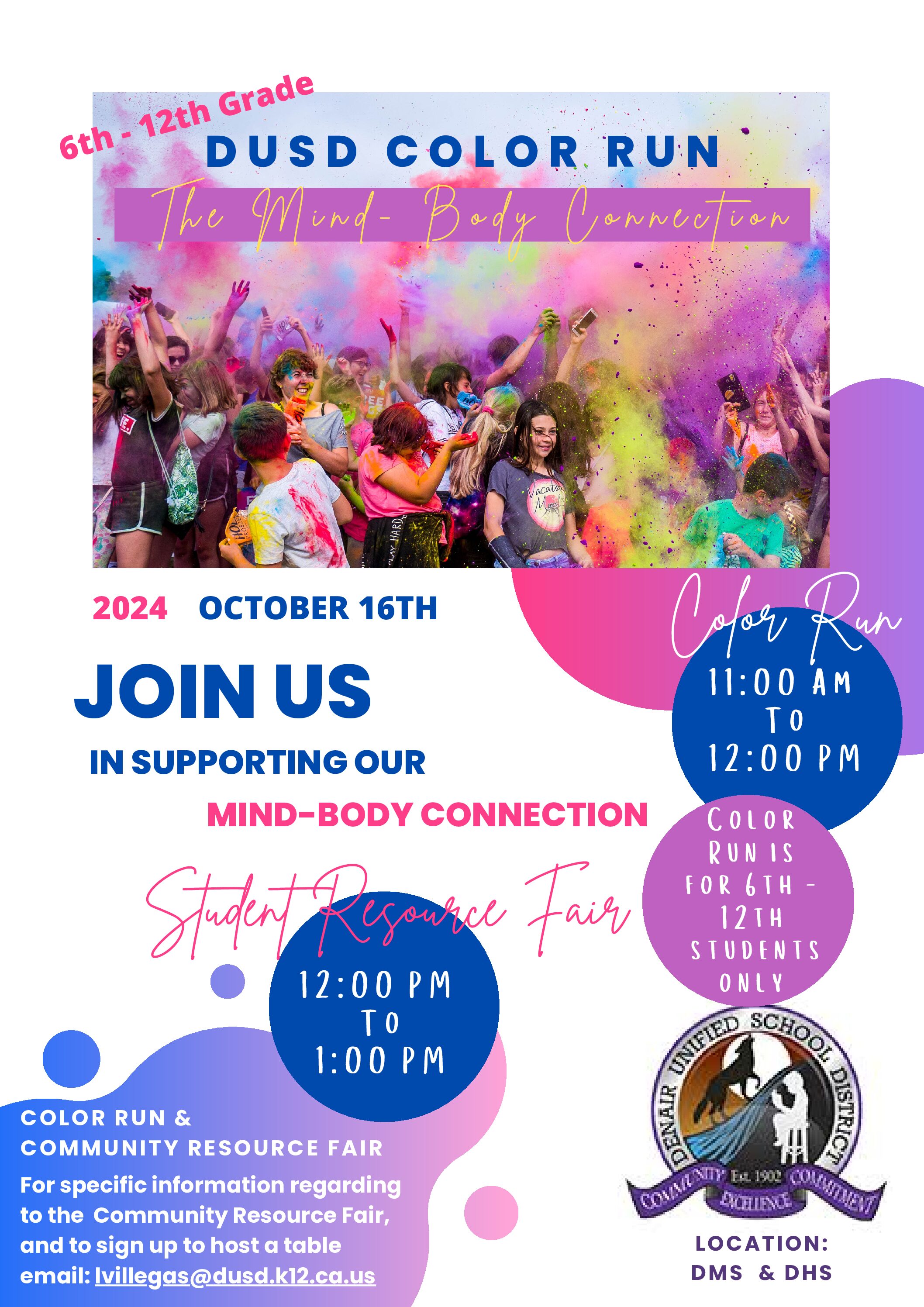 DUSD COLOR RUN - HPSJ/MVHP