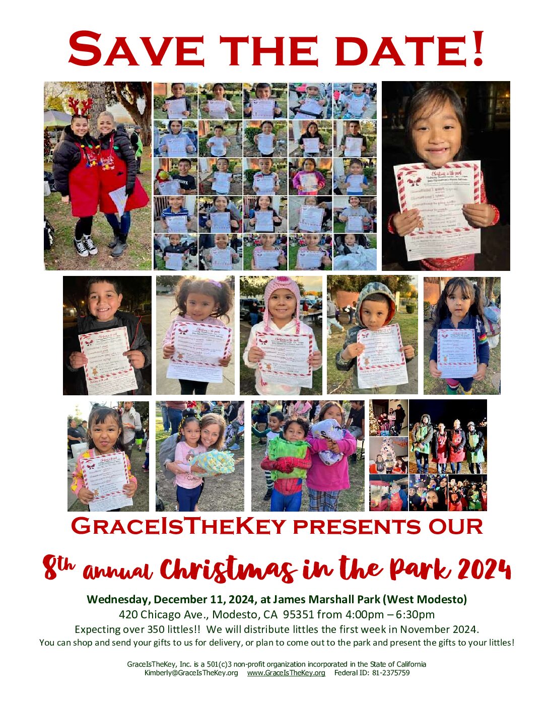 8TH ANNUAL CHRISTMAS IN THE PARK 2024 - HPSJ/MVHP