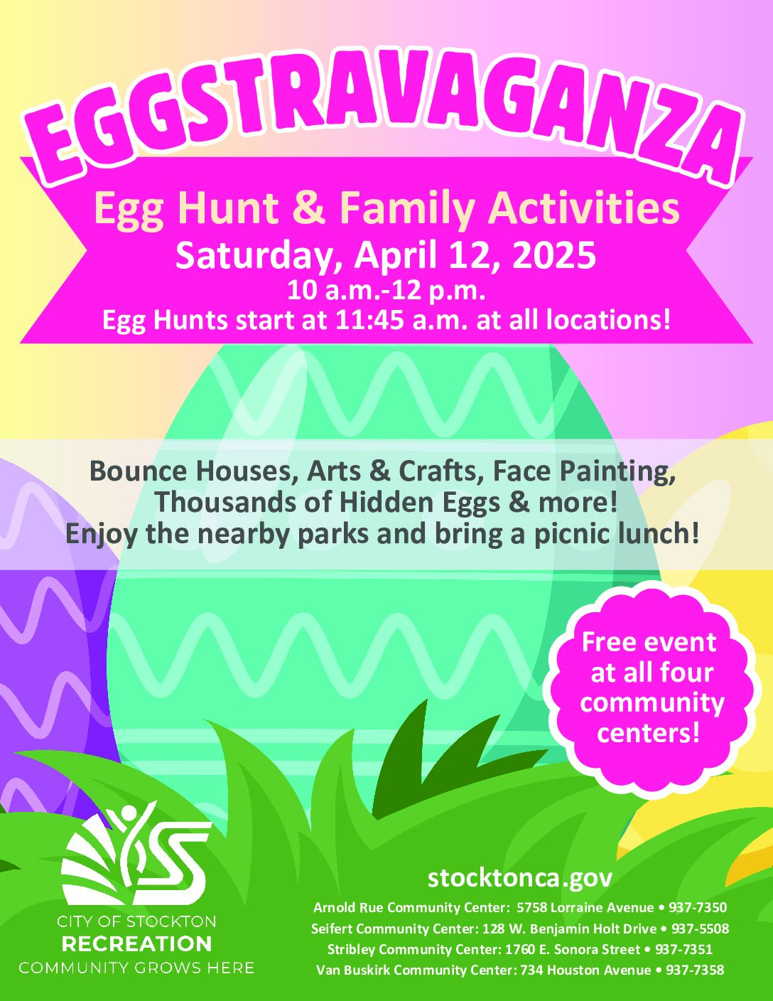 EGGSTRAVAGANZA EVENTS - HPSJ/MVHP