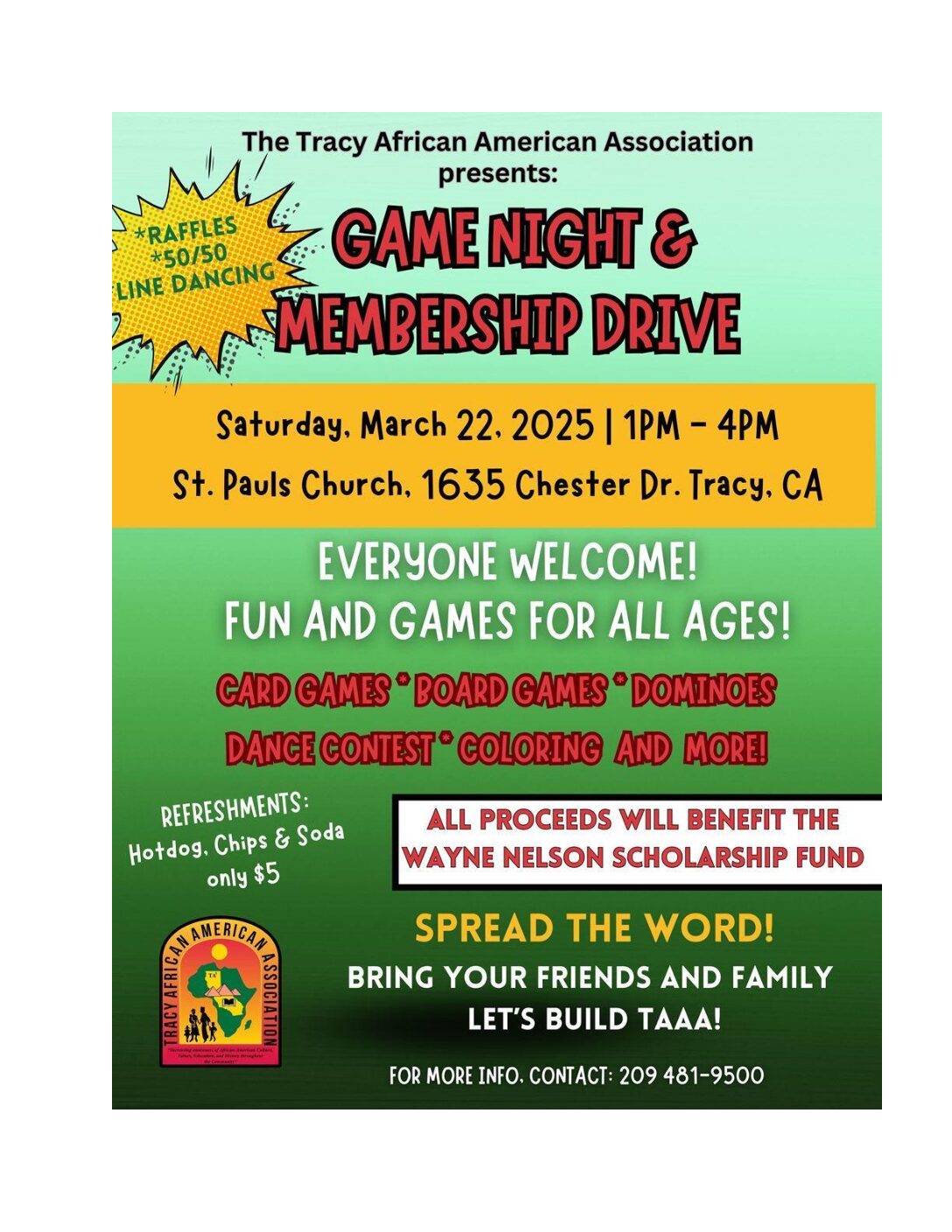 GAME NIGHT & MEMBERSHIP DRIVE - HPSJ/MVHP
