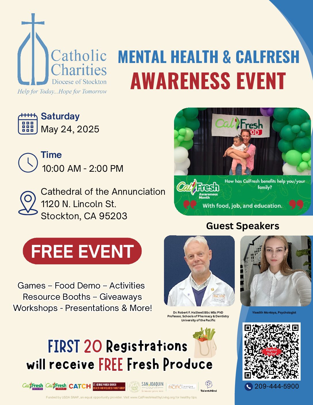 MENTAL HEALTH & CALFRESH AWARENESS EVENT - HPSJ/MVHP