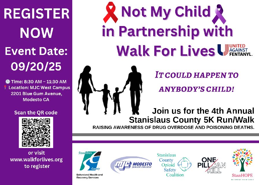 NOT MY CHILD 5K WALK/RUN - HPSJ/MVHP