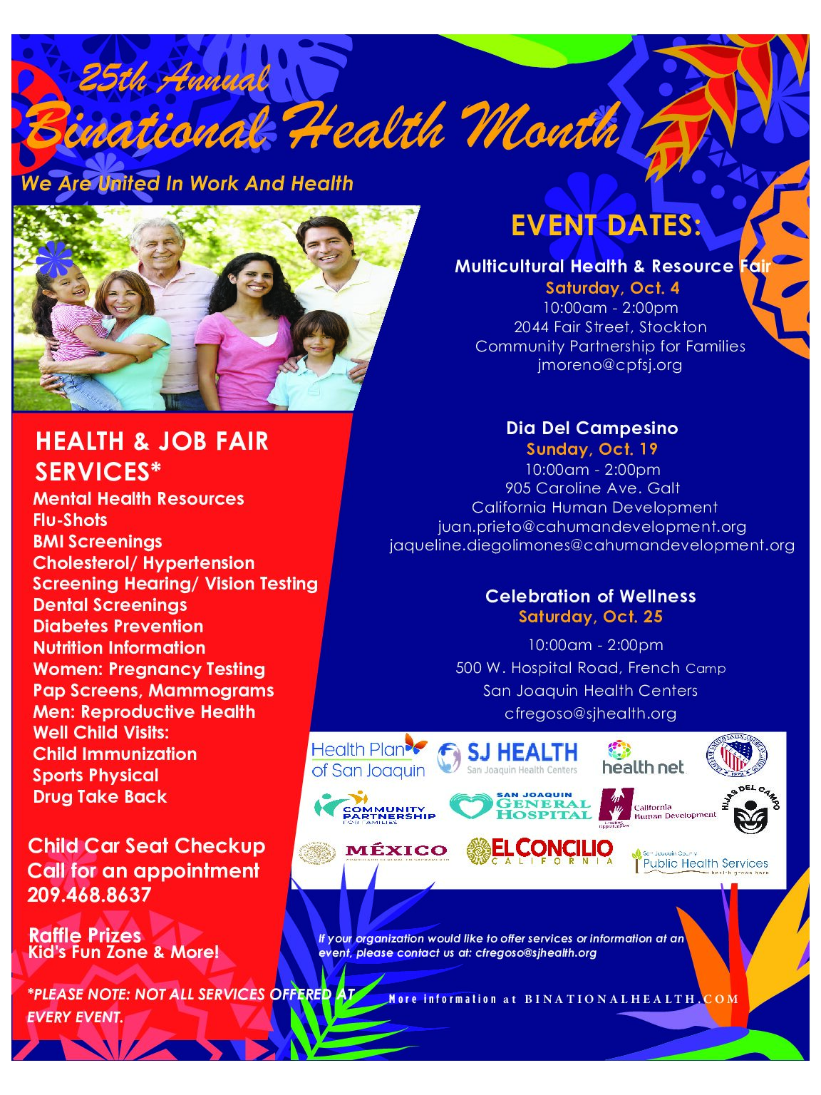 25TH BINATIONAL HEALTH MONTH DIA DEL CAMPESINO - HPSJ/MVHP